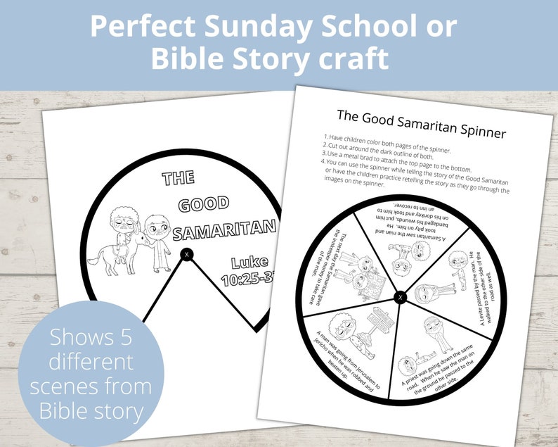 Good Samaritan Craft, Sunday School Craft, Bible Story Activities ...