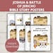 Battle of Jericho, Joshua and Battle of Jericho, Bible Story Poster ...