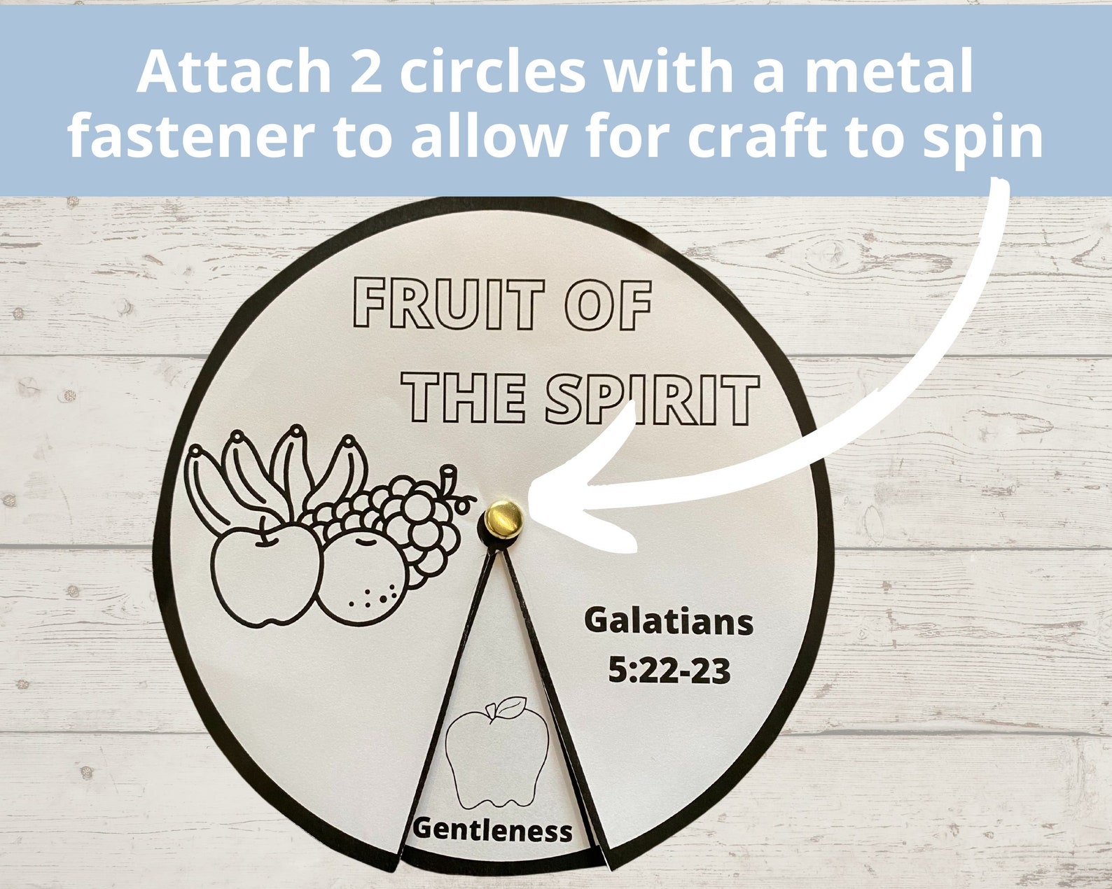 Fruit of the Spirit Printable, Fruit of the Spirit Craft, Sunday School ...
