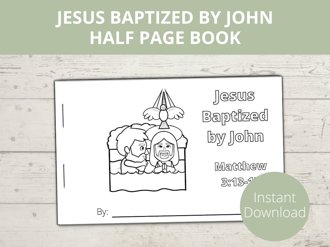 Jesus Baptism, Sunday School Crafts, Jesus Baptized, John the Baptist ...