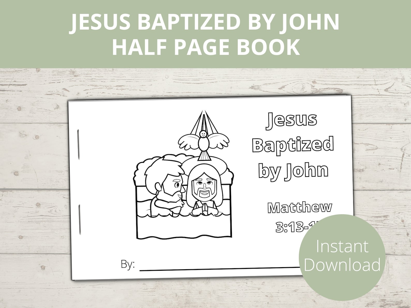 Jesus Baptism, Sunday School Crafts, Jesus Baptized, John the Baptist ...