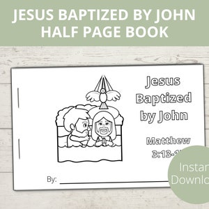 Jesus Baptism, Sunday School Crafts, Jesus Baptized, John the Baptist ...