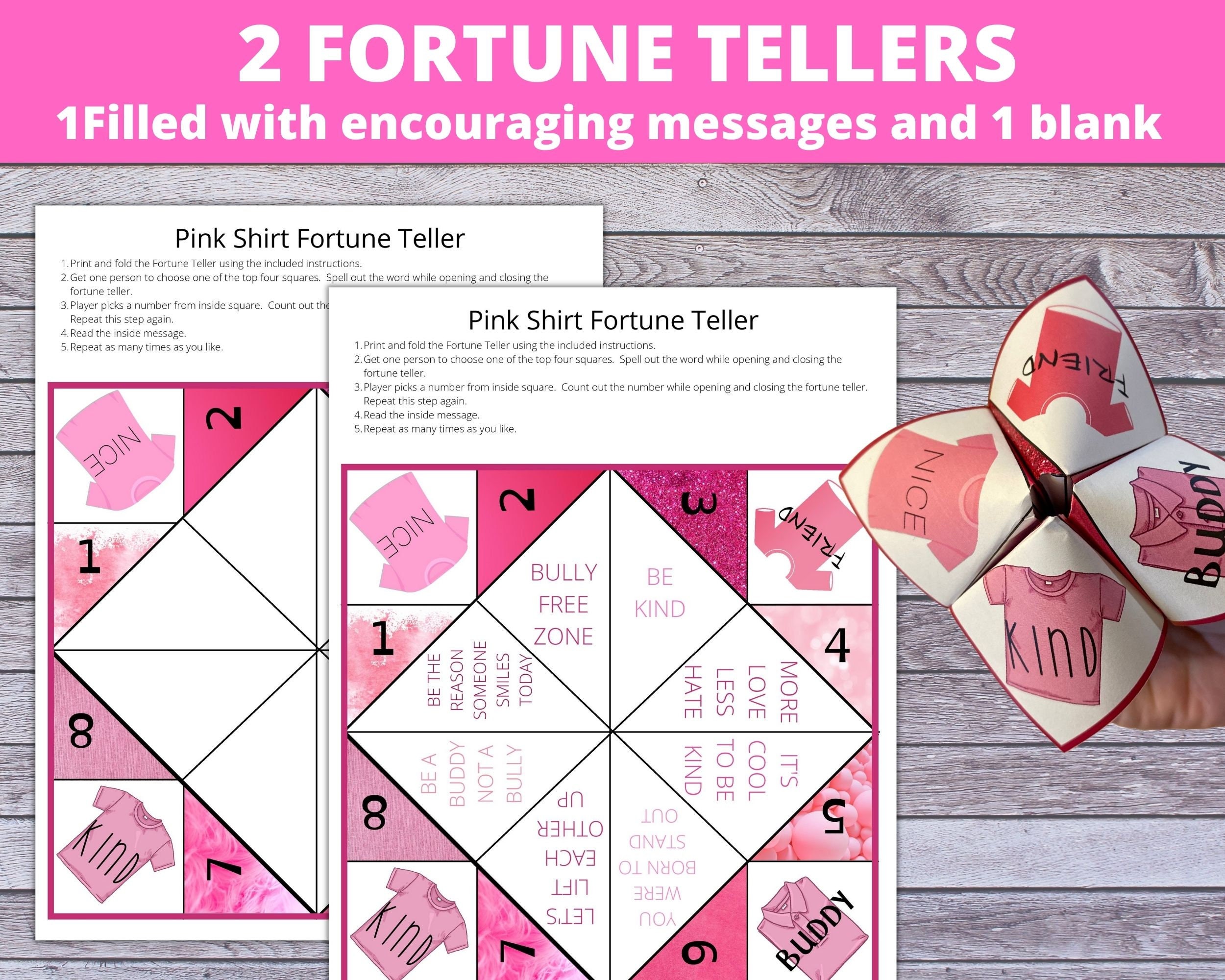 Pink Shirt Day Activity Bundle, Anti-bully Activity, Anti Bullying Day ...