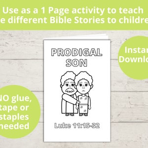 Prodigal Son Sunday School Craft Parables of Jesus New - Etsy