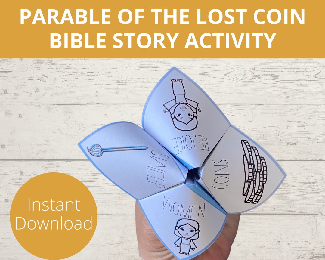 Parable of the Lost Coin Luke 15 Parables of Jesus Fortune - Etsy