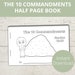 10 Commandments Activity, Bible Story Craft Preschool, Sunday School ...