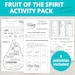 Fruit of the Spirit Activity Pack, Printable Bible Story Activities ...