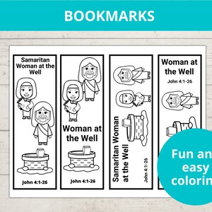 Woman at the Well, Samaritan Woman, Bible Story Crafts, Living Water ...