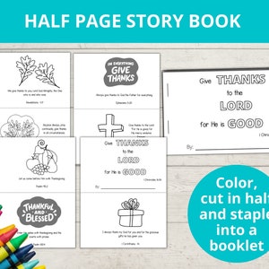 Give Thanks to the Lord, Bible Story Activity, Sunday School Craft ...