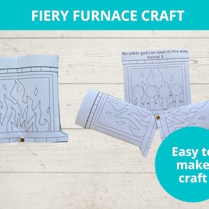Fiery Furnace Bible Story Activities, Sunday School Crafts, Activity ...