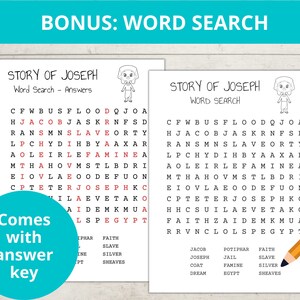 Story of Joseph Bible Story Activities, Sunday School Crafts, Activity ...