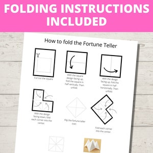 Pink Shirt Day, Kindness Cards, Fortune Teller, Anti Bullying, Cootie ...