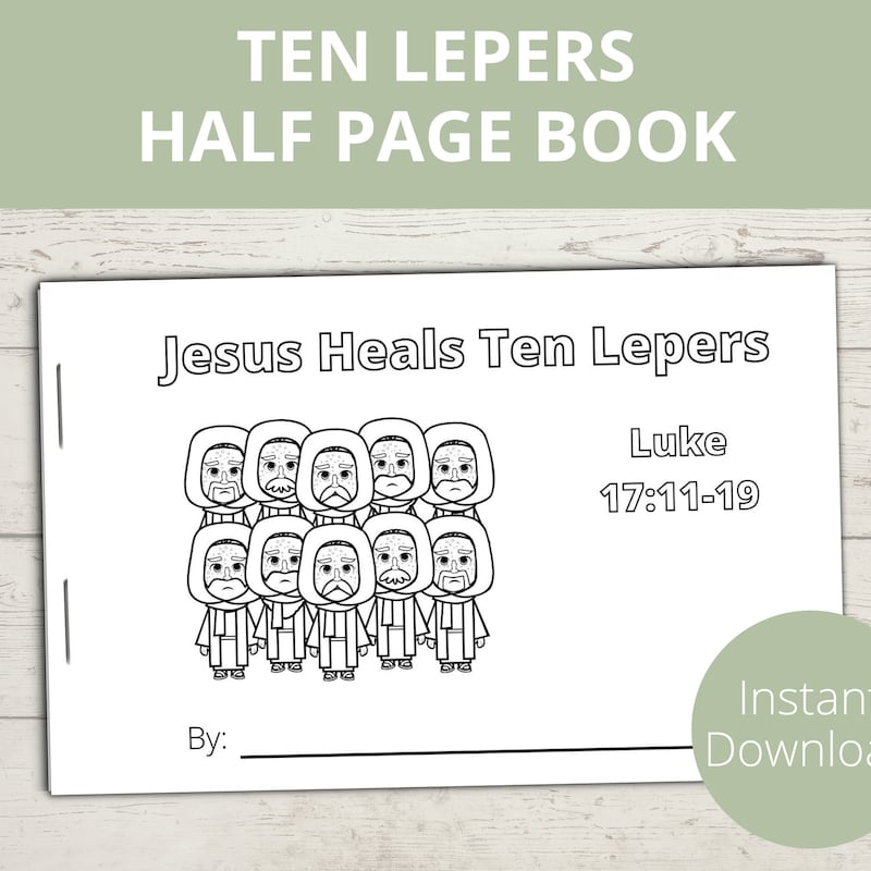 Jesus Heals the 10 Lepers - Etsy