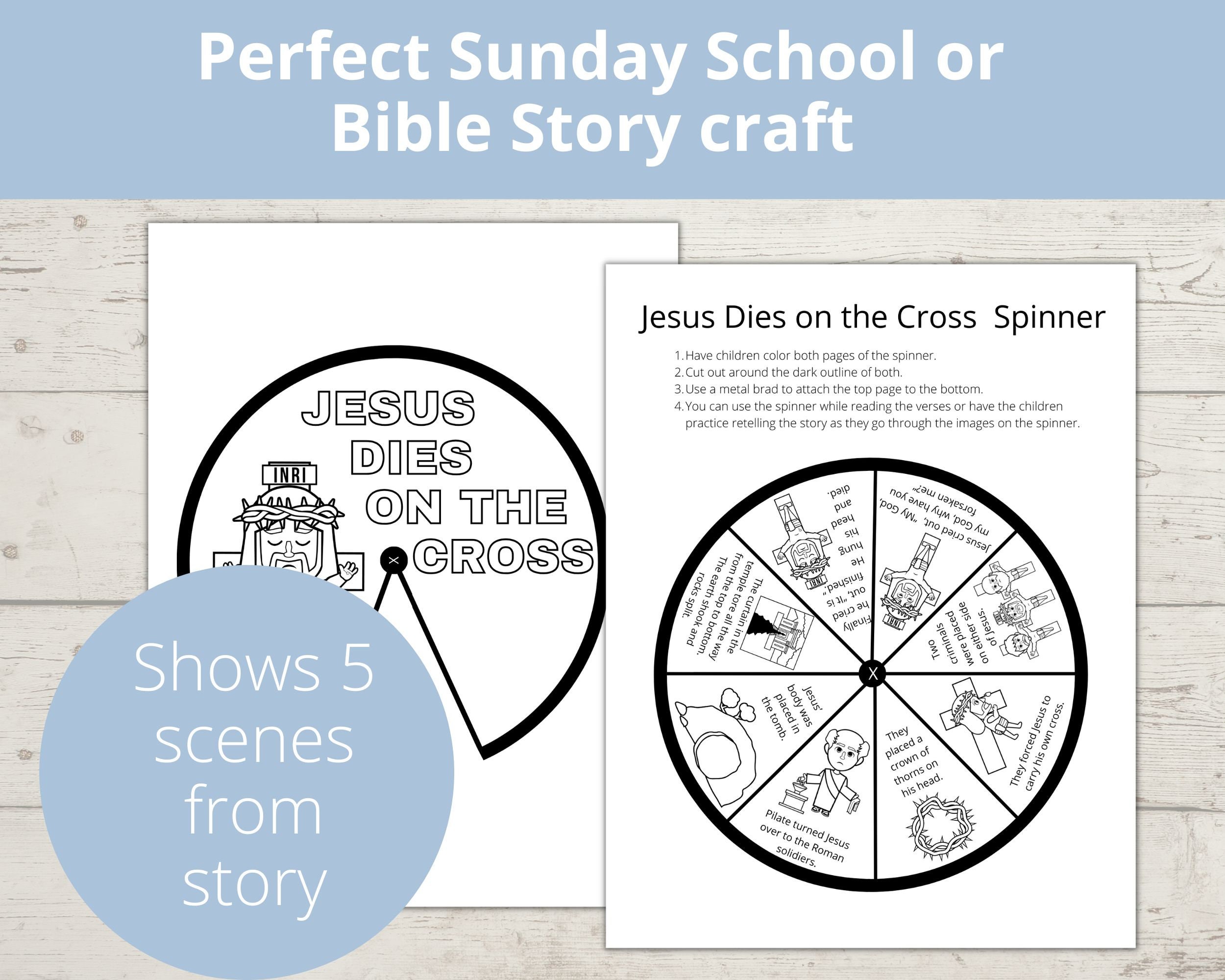 Easter Activities for Kids, Jesus on the Cross, Easter Bible Story ...