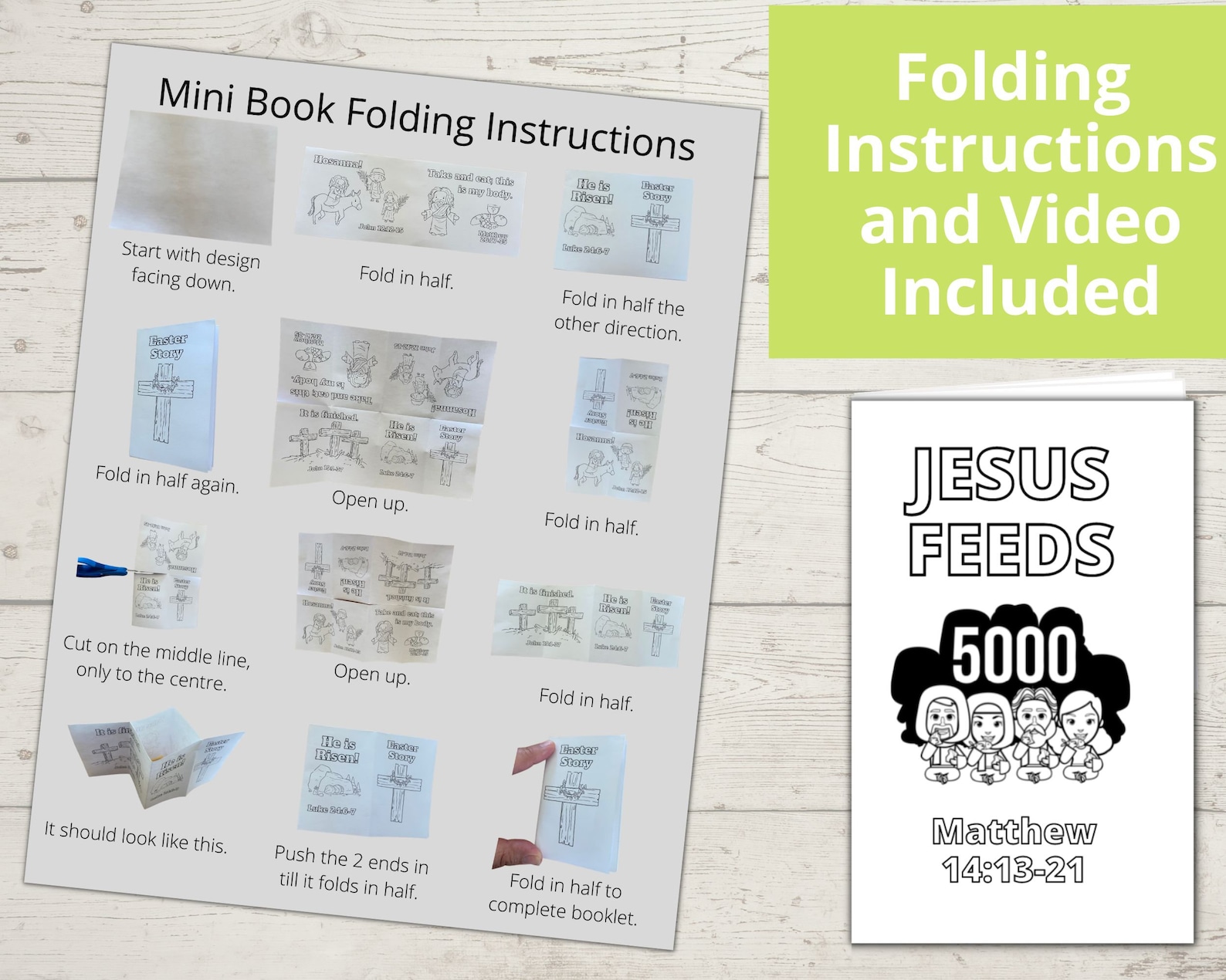 Jesus Feeds 5000 Craft, Jesus Feeds the 5000, Miracles of Jesus, Jesus ...