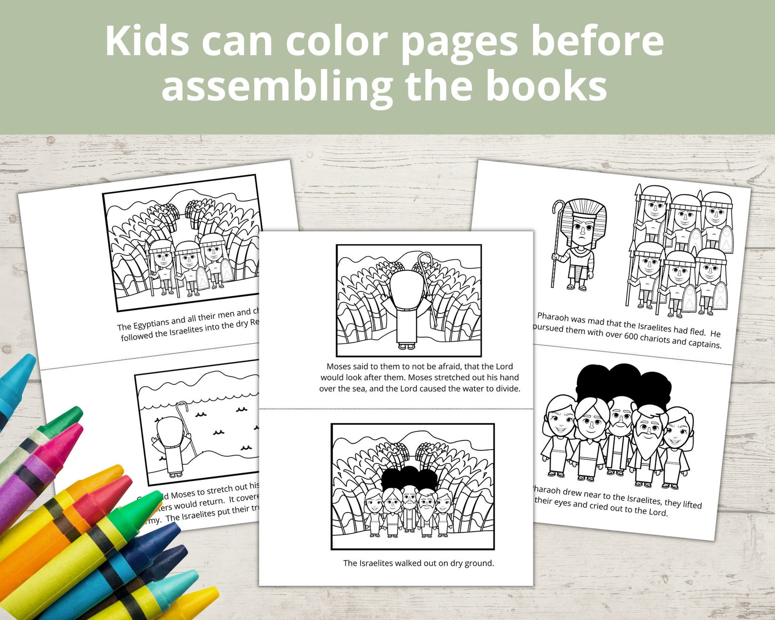 Crossing the Red Sea, Moses and the Parting of the Red Sea, Sunday ...