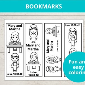 Mary and Martha, Bible Story Crafts, Mary Jesus, Sunday School Activity ...