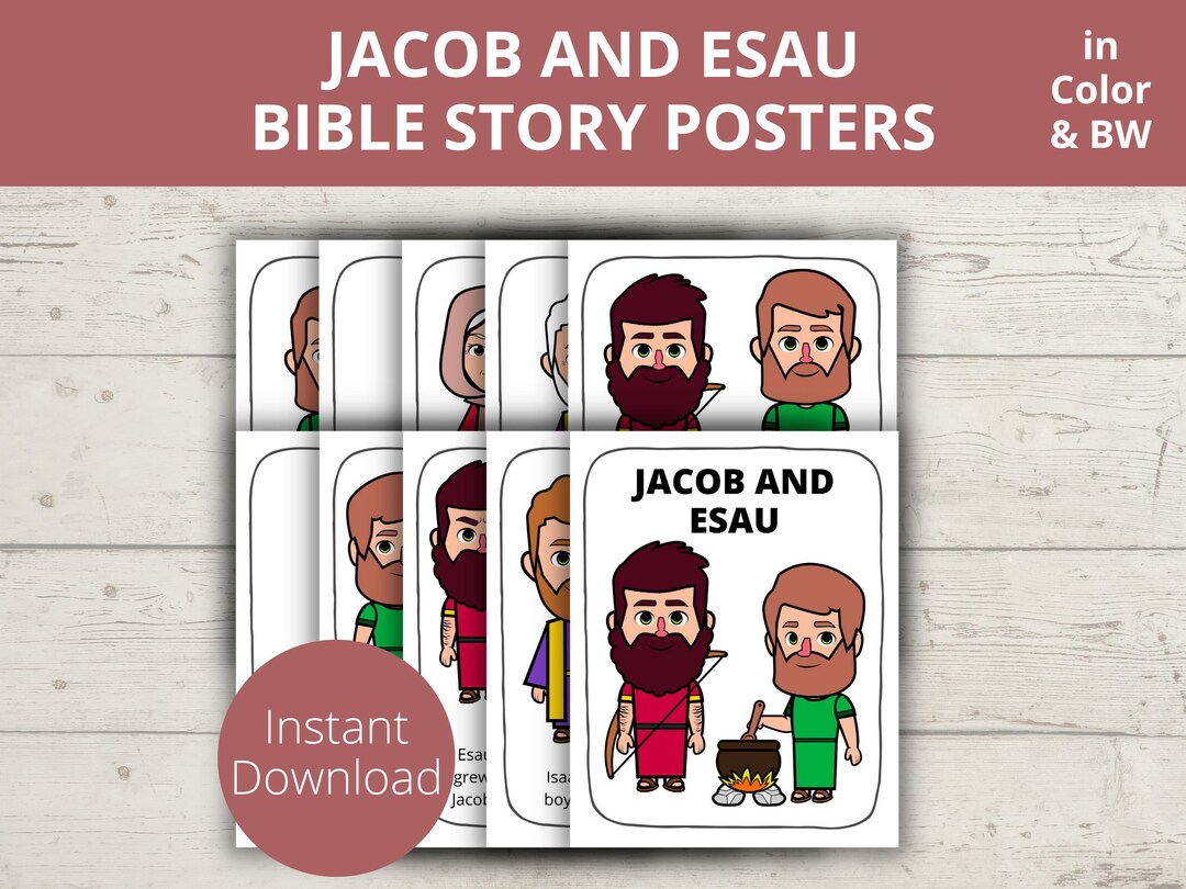 Jacob and Esau, Bible Crafts for Kids, Church Bulletin Board, Sunday ...