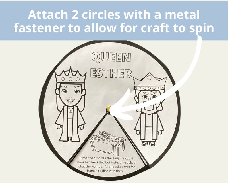 Esther Craft, Queen Esther, Bible Story Printable, Sunday School ...