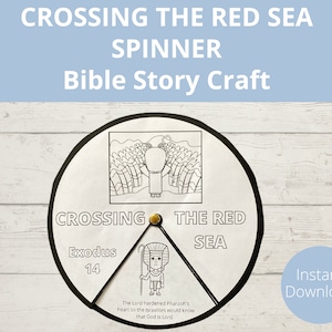 Crossing the Red Sea, Moses Crossing the Red Sea, Bible Story Crafts ...