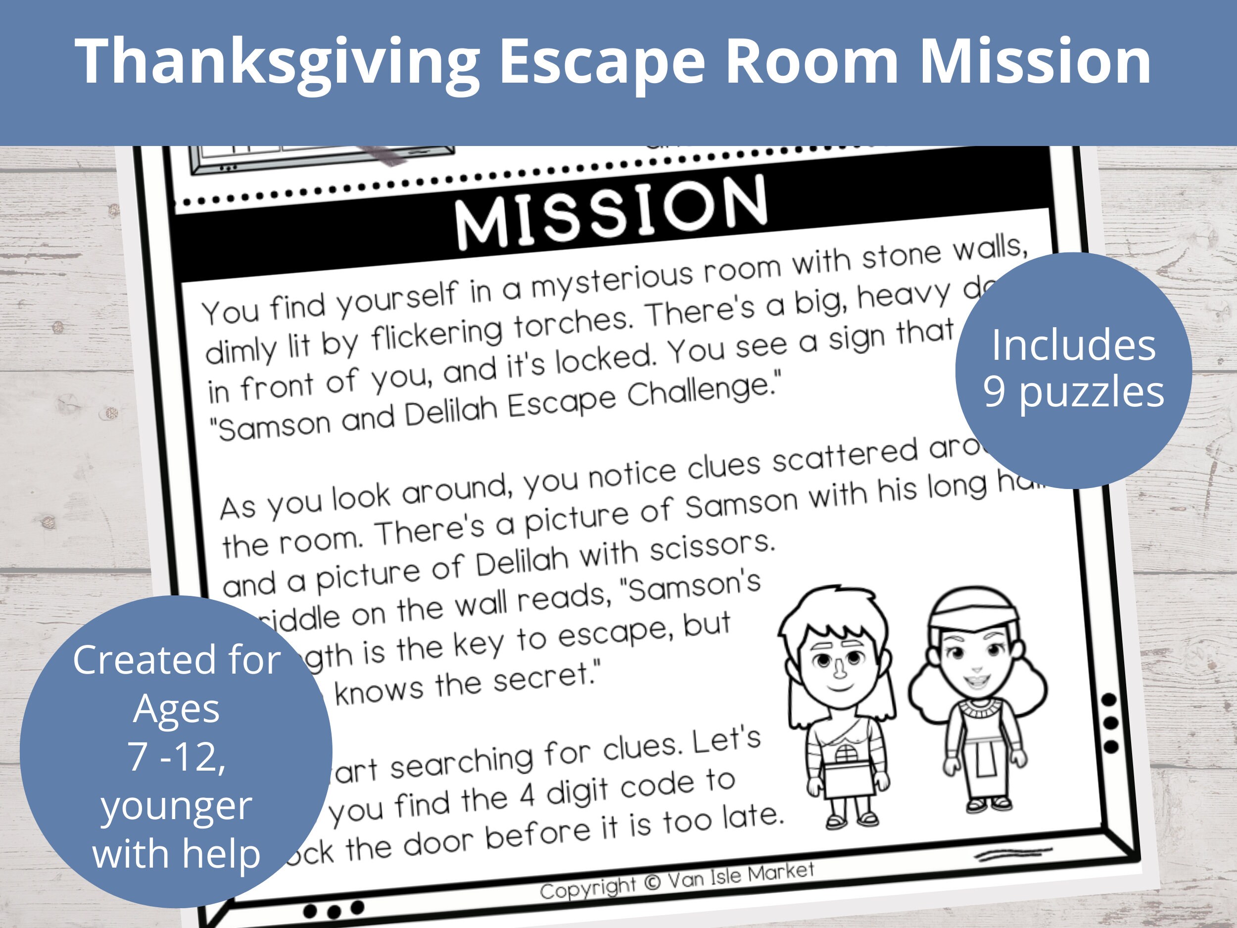 Bible Escape Room, Escape Room Kids, Samson and Delilah, Sunday School ...