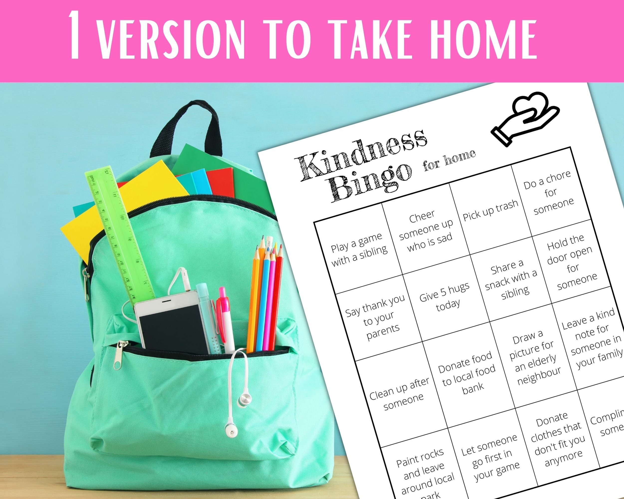 Pink Shirt Day Activities, Kindness Bingo, Pink Shirt Bingo, Anti ...