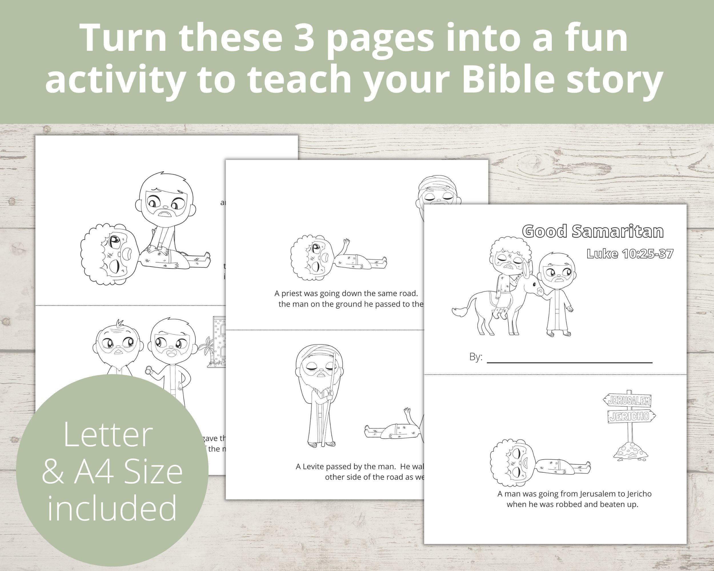 Good Samaritan Craft, Parables of the Good Samaritan, Parables of Jesus ...