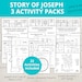 Story of Joseph Bible Story Activities, Sunday School Craft, Activity ...