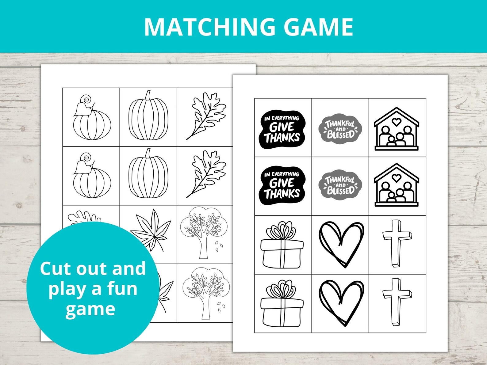 Give Thanks to the Lord, Bible Story Activity, Sunday School Craft ...