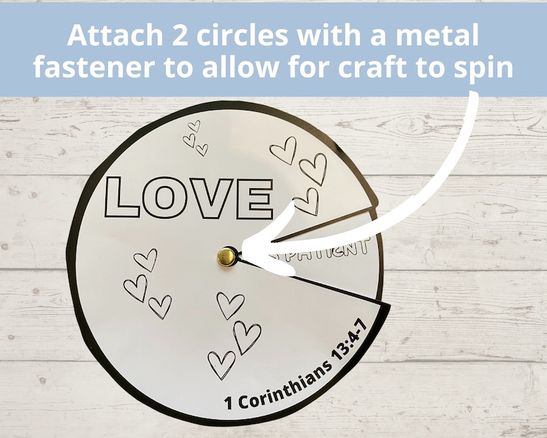 Love is Patient Sunday School Craft, 1 Corinthians 13 Bible Story ...