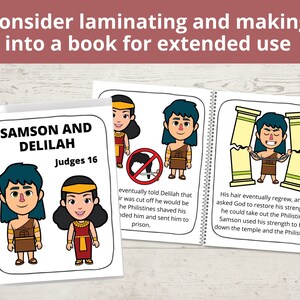 Samson and Delilah, Bible Story Lessons, Samson Bible Activities, Bible ...