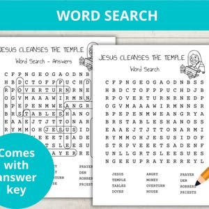 Jesus Cleanses the Temple, Jesus Clears the Temple, Sunday School ...