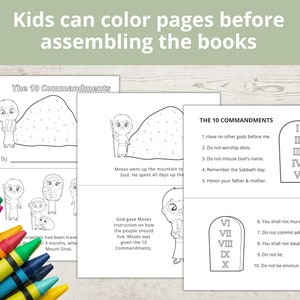 10 Commandments Activity, Bible Story Craft Preschool, Sunday School ...