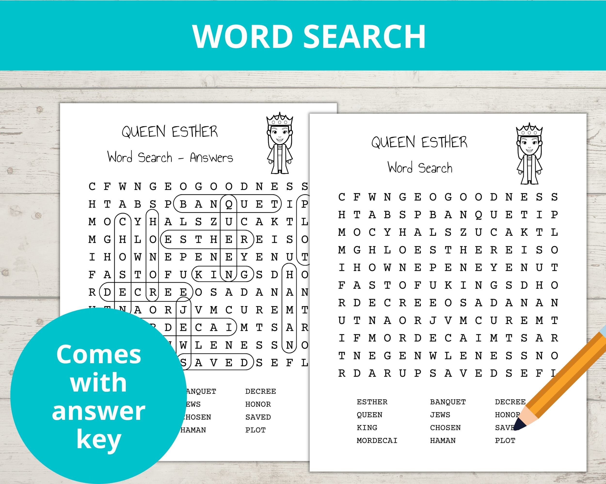 Queen Esther Printable, for Such a Time as This, Esther Bible, Bible ...