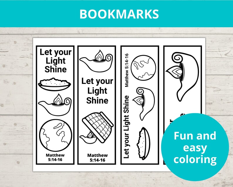 Let Your Light Shine Bible Story Crafts Salt of the Earth - Etsy