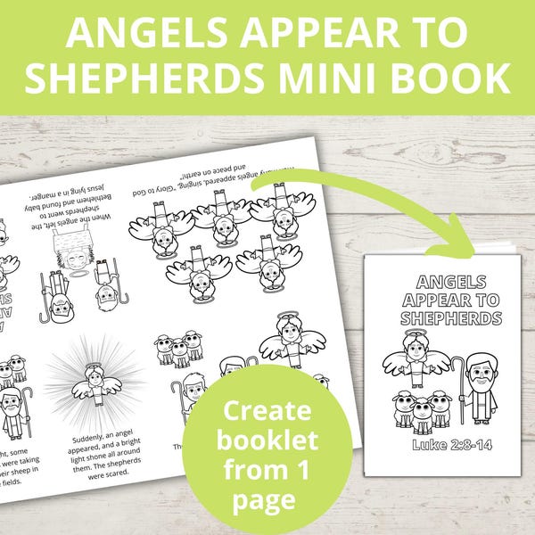 Ten Lepers, Sunday School Craft, Jesus Heals, Printable Mini Book ...
