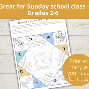 Psalm 23, the Lord is My Shepherd, Sunday School Crafts, Bible Crafts ...