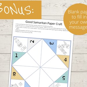 Good Samaritan Craft, Sunday School Crafts, Jesus Parable, Printable ...