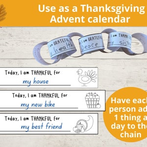 Thanksgiving Craft, I Am Thankful For, Fall Activity Printable ...