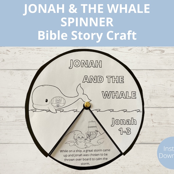 Jonah and the Whale - Etsy