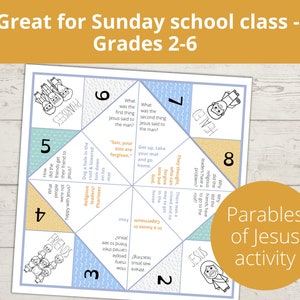 Jesus Heals a Paralyzed Man, Bible Story Activities, Sunday School ...