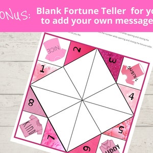 Pink Shirt Day, Kindness Cards, Fortune Teller, Anti Bullying, Cootie ...