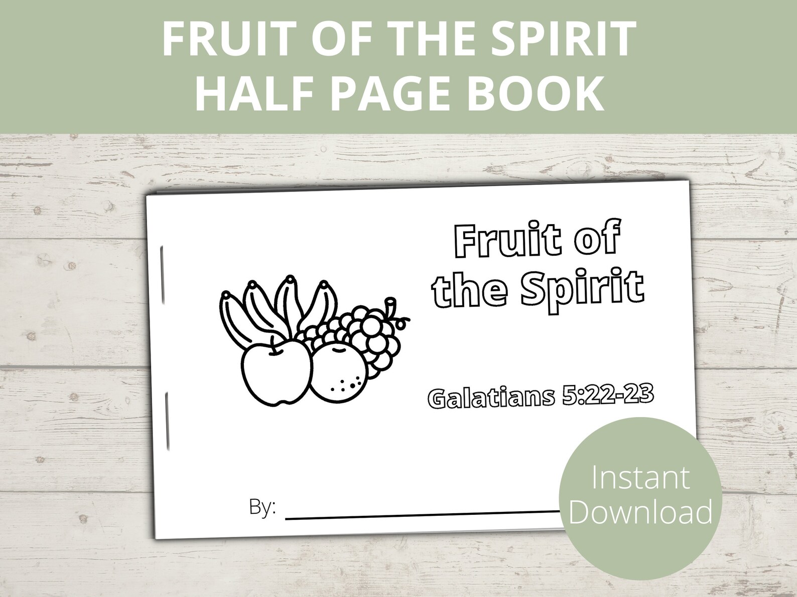 Fruit of the Spirit Activities, Love is Patient Love is Kind, Galatians ...