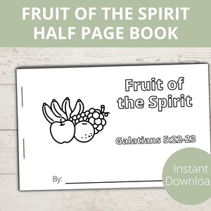 Fruit of the Spirit Activities, Love is Patient Love is Kind, Galatians ...