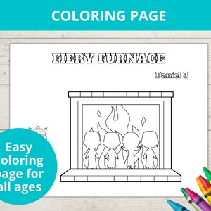 Fiery Furnace Bible Story Activities, Sunday School Crafts, Activity ...