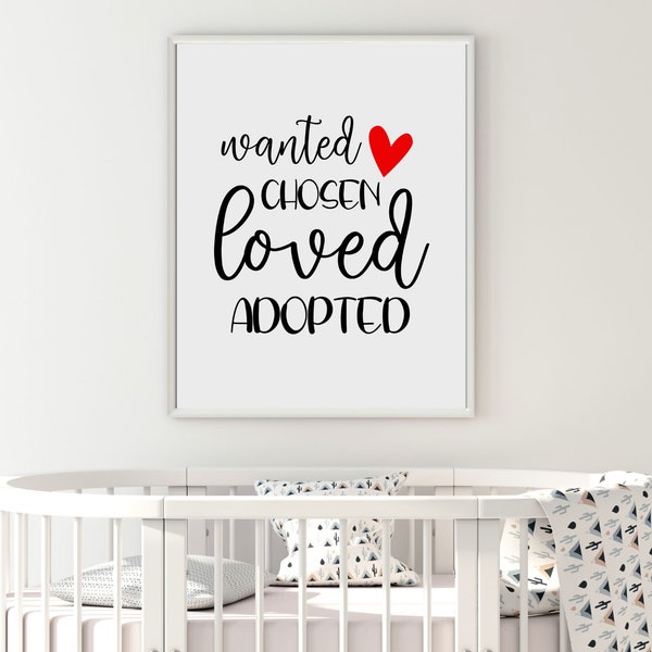 Adoption Sign - Etsy