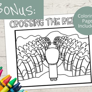 Crossing the Red Sea Craft, Moses and Red Sea, Church Kids Activity ...