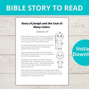 Joseph Coat of Many Colors, Bible Story Activities, Sunday School Craft ...