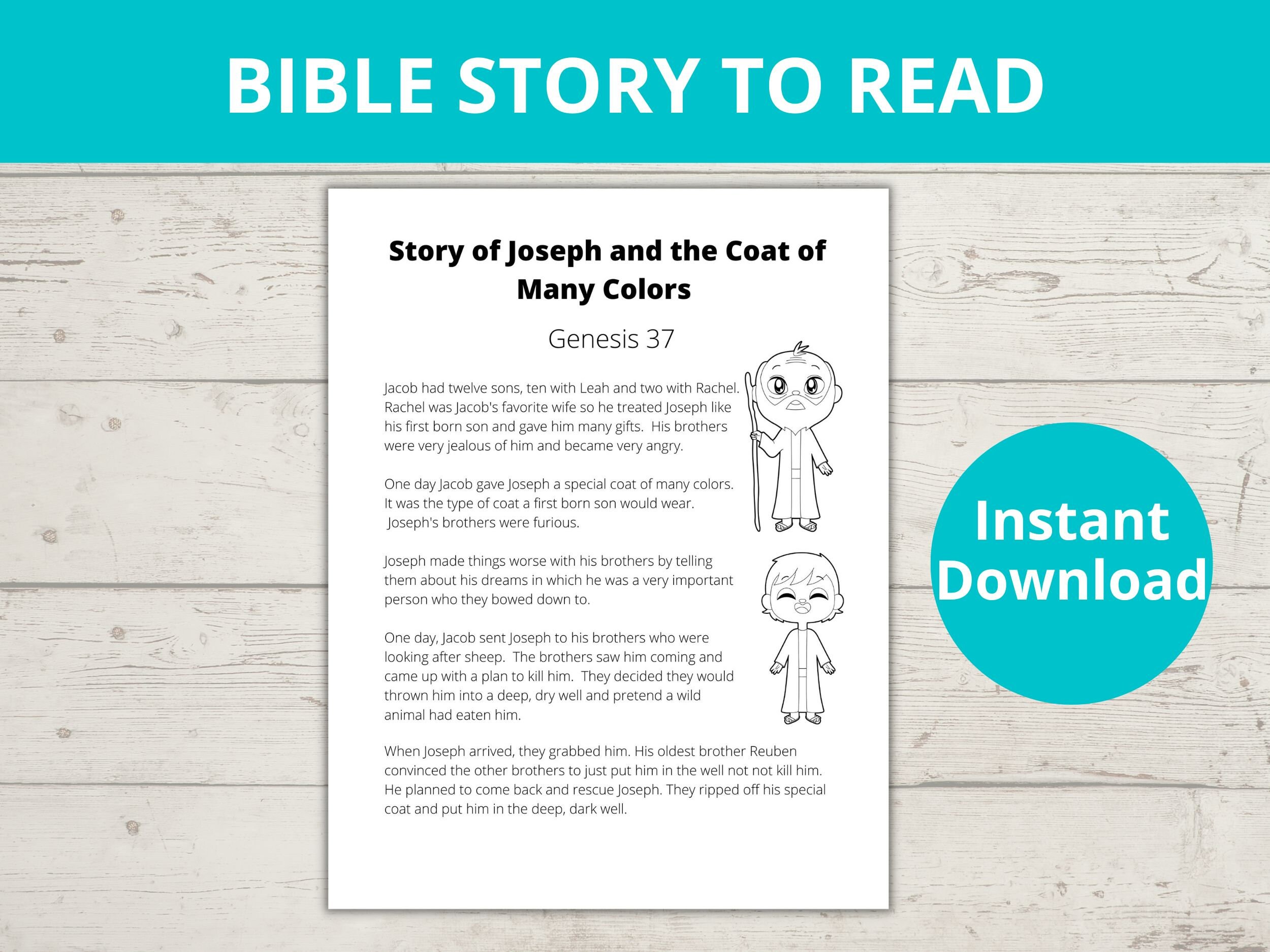 Joseph Coat of Many Colors, Bible Story Activities, Sunday School Craft ...