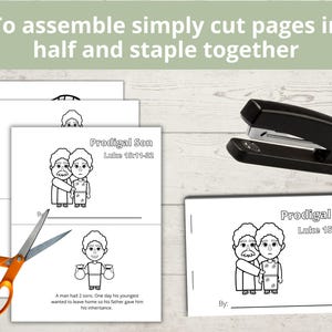 Prodigal Son Craft, Parables of Jesus Printable, Prodigal Son Parable ...